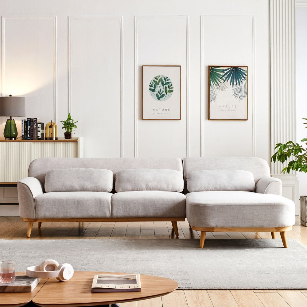 Solid Wood Sectional